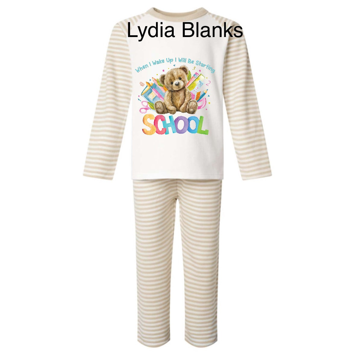 When I wake up I will be starting school DTF – Lydia Blanks Wholesale