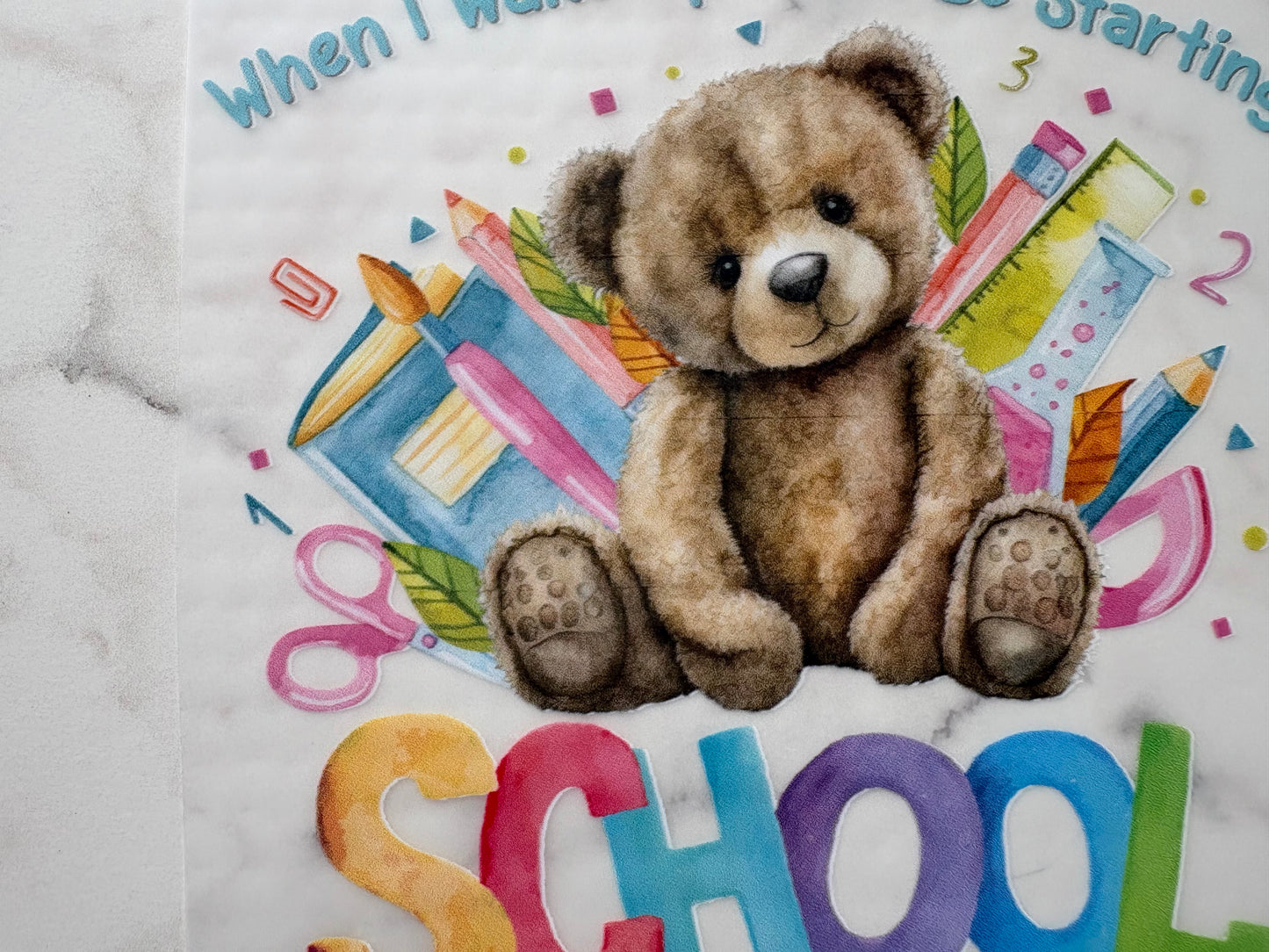 When I wake up I will be starting school DTF – Lydia Blanks Wholesale